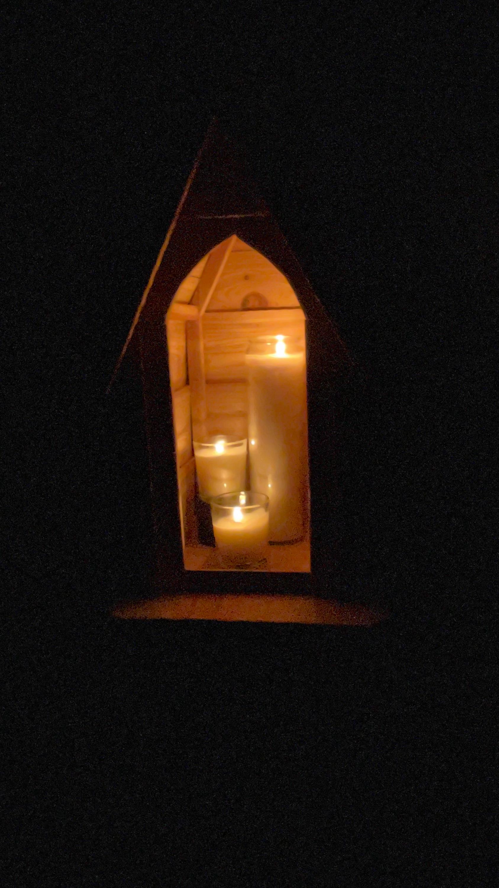 Outdoor Niche, Alter for Candle or Statue. Made to Order. Redwood/cedar ...