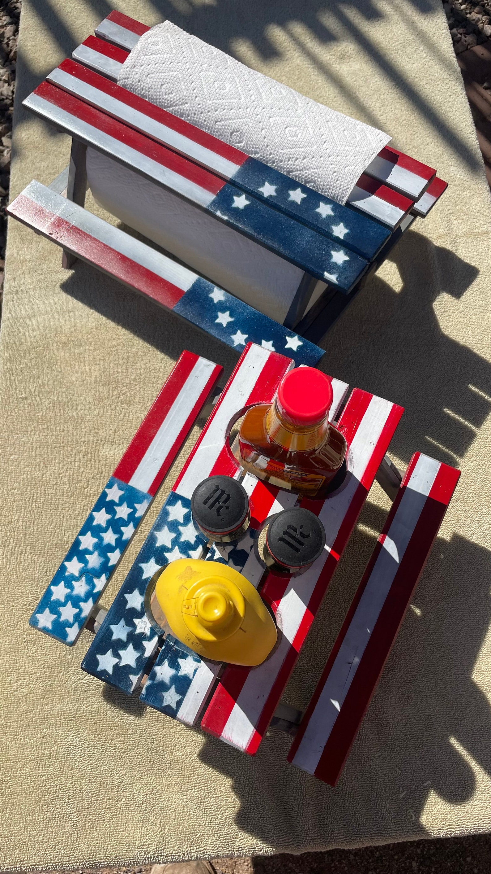 Miniature Picnic Tables, Americana, Condiment Displays - Etsy