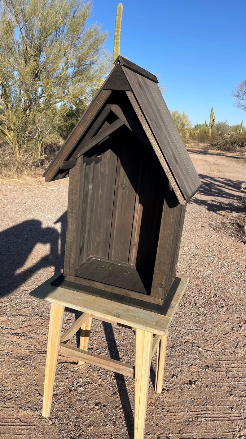 Outdoor Niche, Alter for Candle or Statue. Made to Order. Redwood/cedar ...