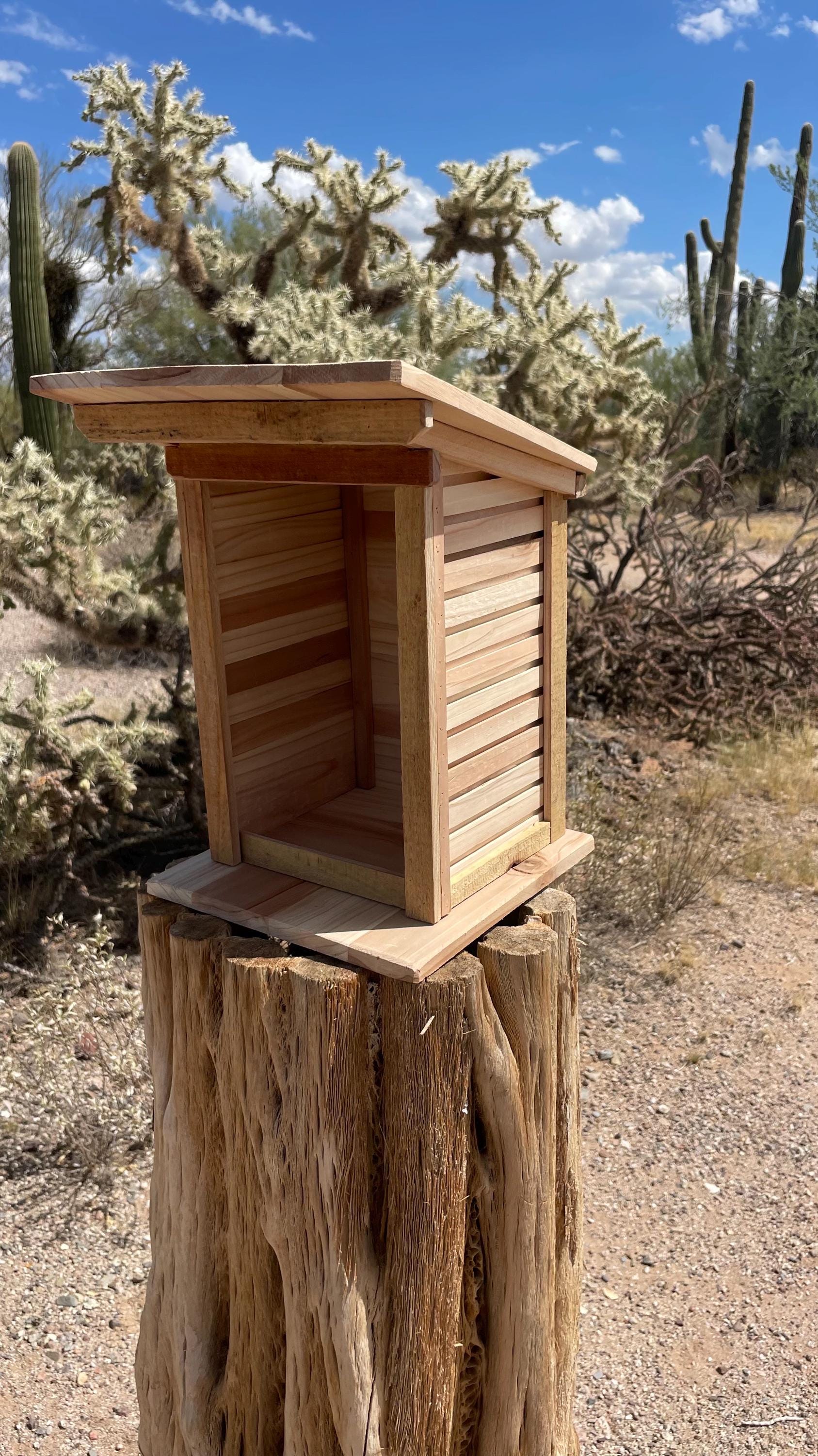 Outdoor Niche, Alter for Candle or Statue. Made to Order. Redwood/cedar ...