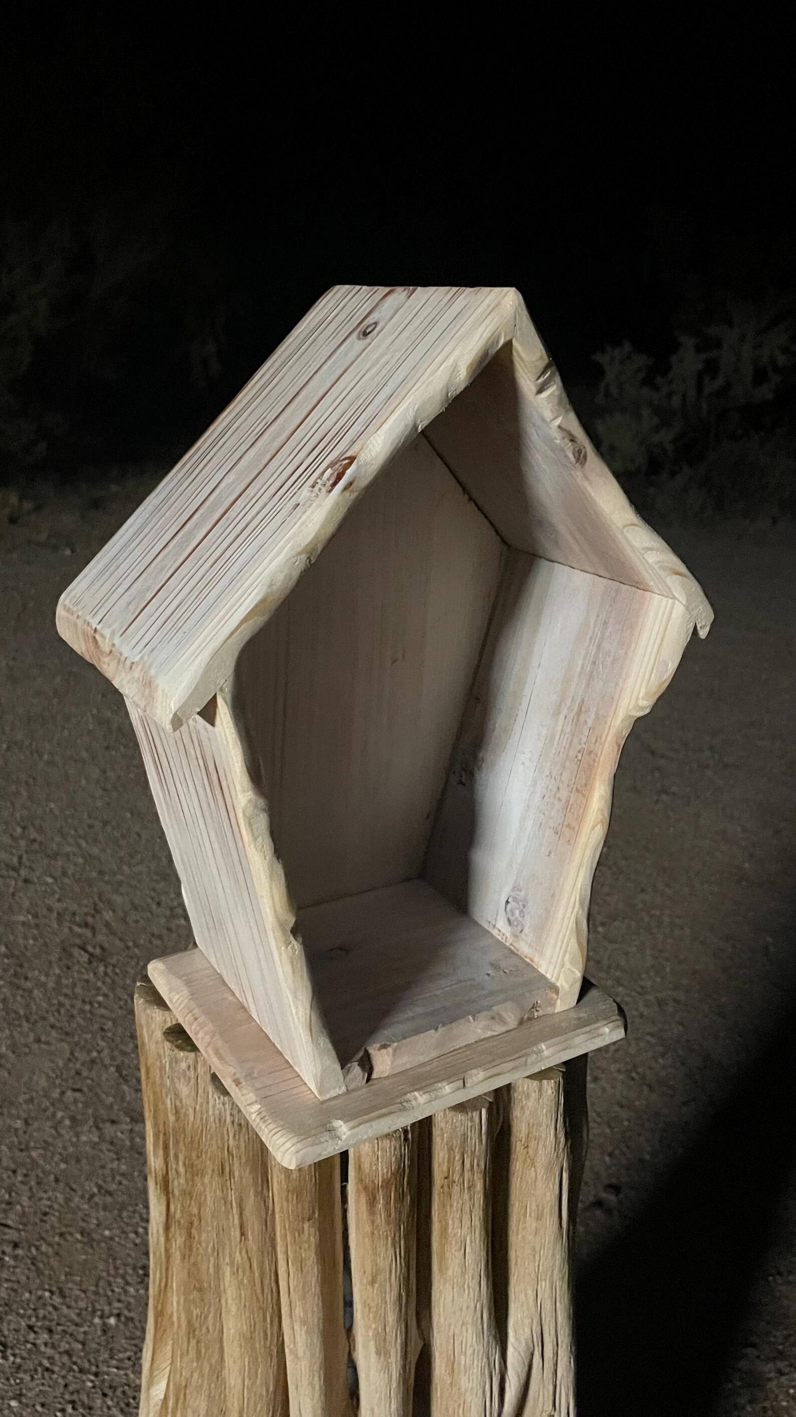 Outdoor Niche, Alter for Candle or Statue. Made to Order. Redwood/cedar ...