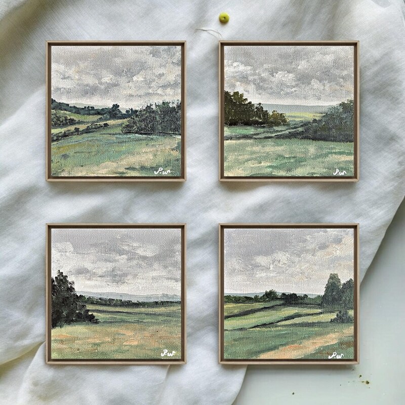 4x4 Painting - Etsy