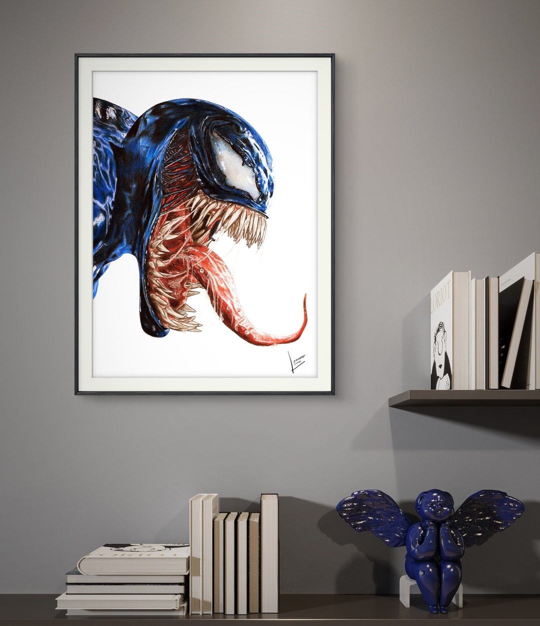 Realistic Venom Print - Etsy