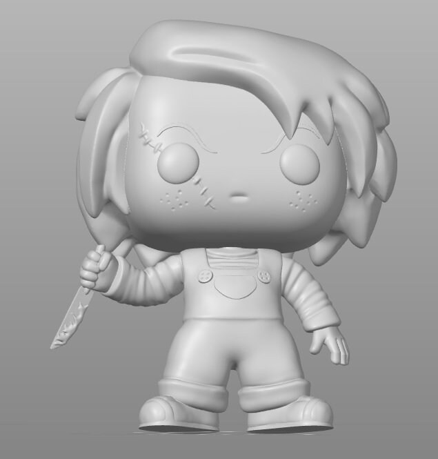 Chucky Funko STL File for 3D Printing - Etsy