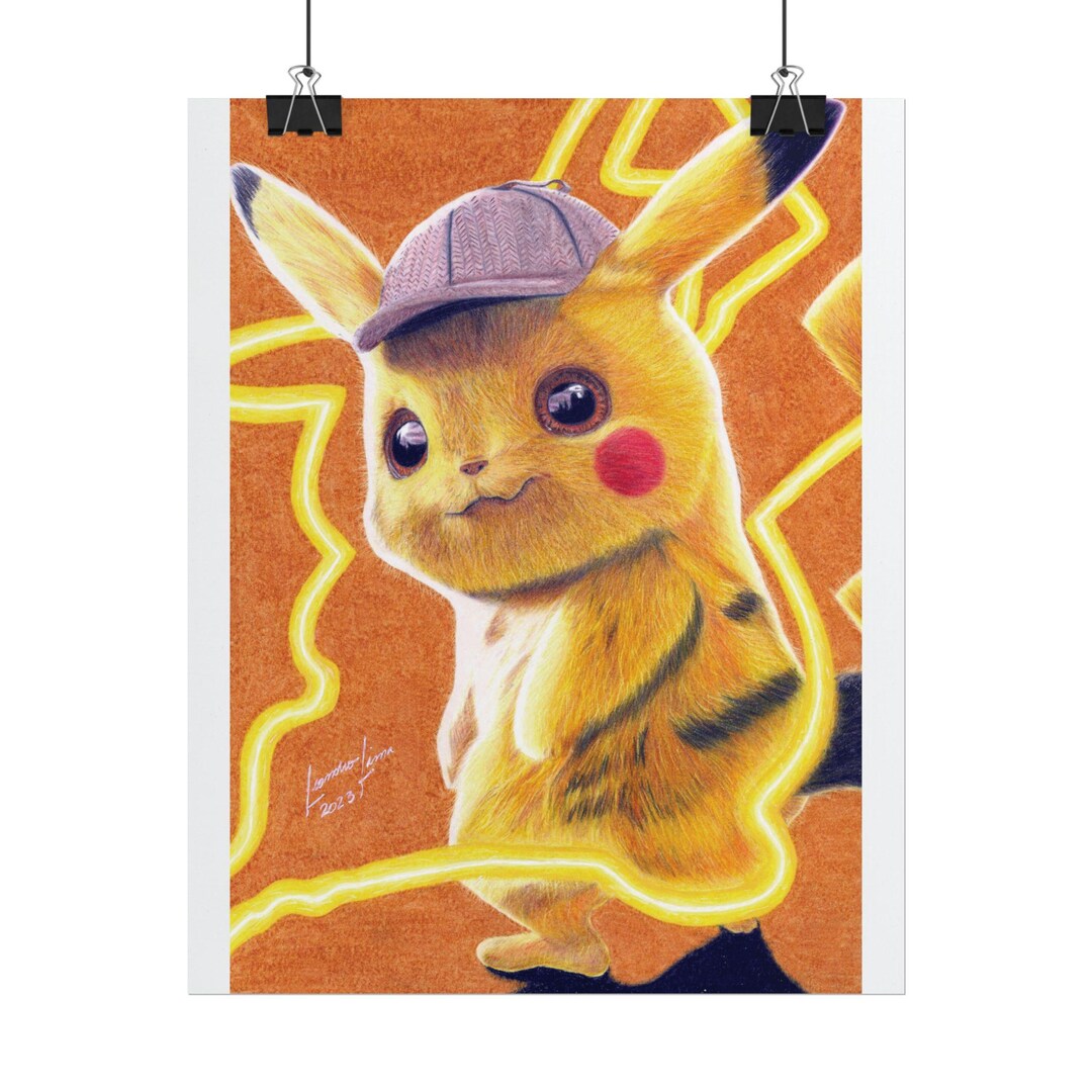 Realistic Illustration of Detective Yellow | Fantasy Art | Fan Print - Etsy