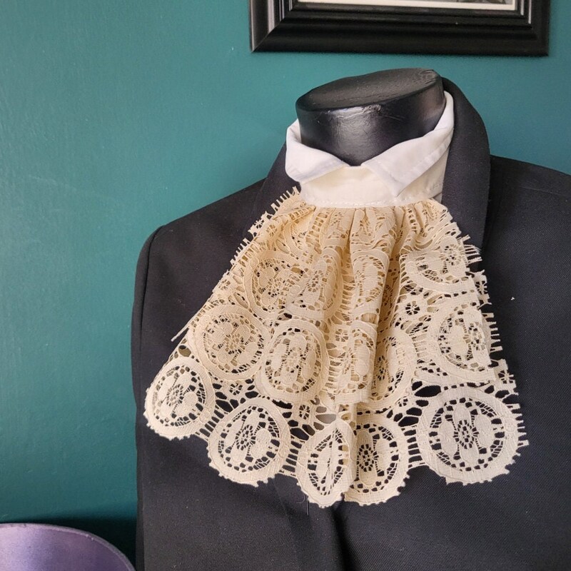 Lace Jabot - Etsy