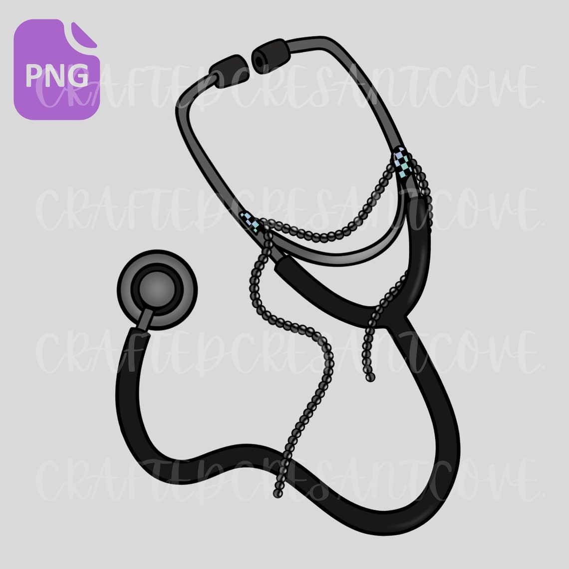 Turquoise Nursing Stethoscope Western PNG Digital Design - Etsy