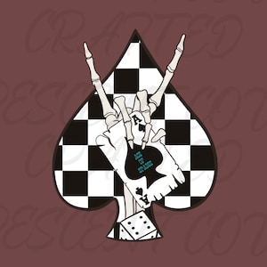 Ace of Spades Western PNG Digital Design - Etsy