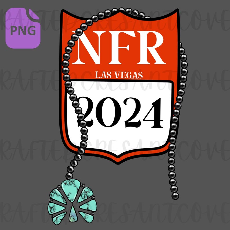 NFR Turquoise Western PNG Digital Design - Etsy