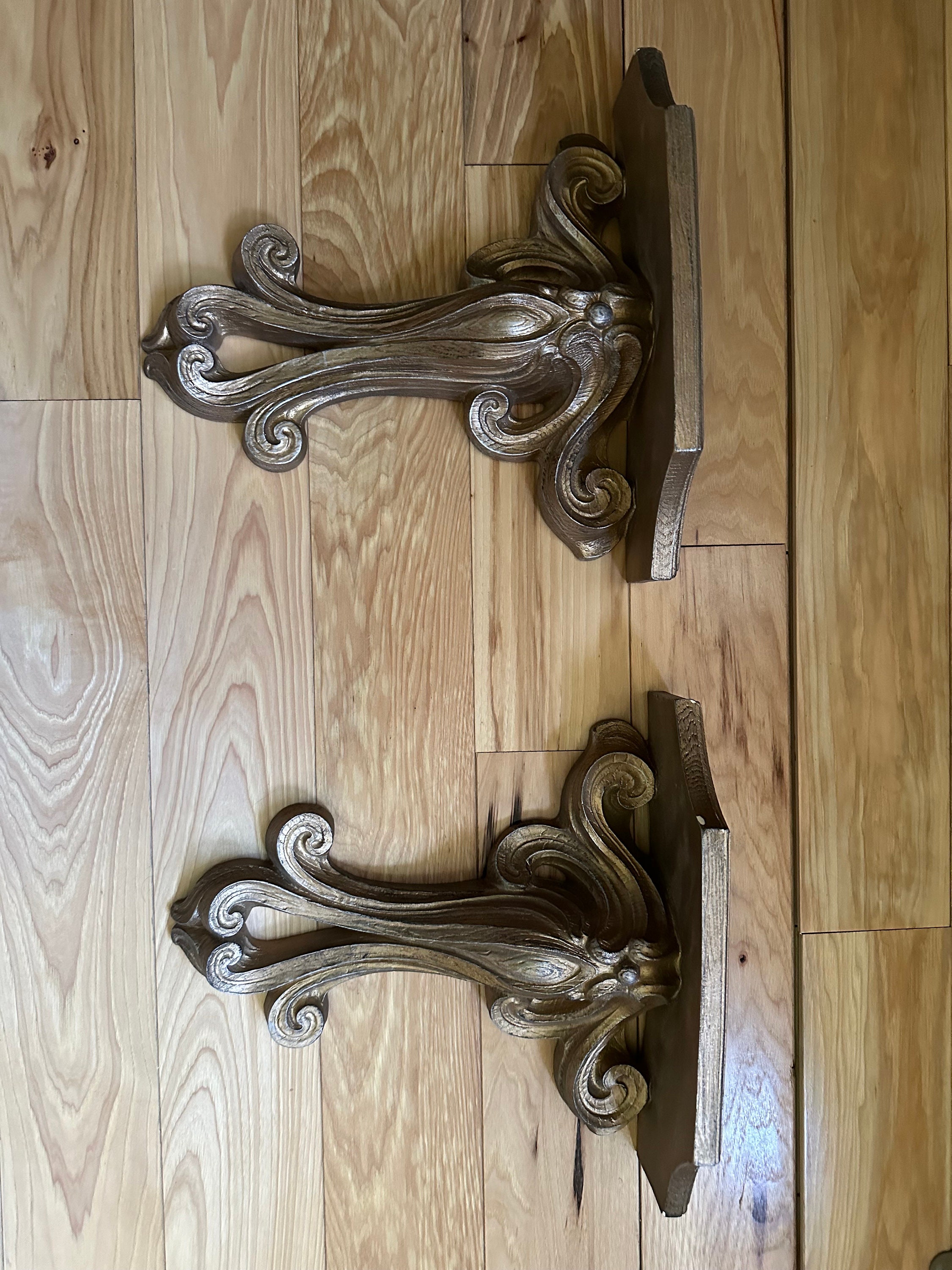 Vintage Wall Shelf Sconce - Etsy