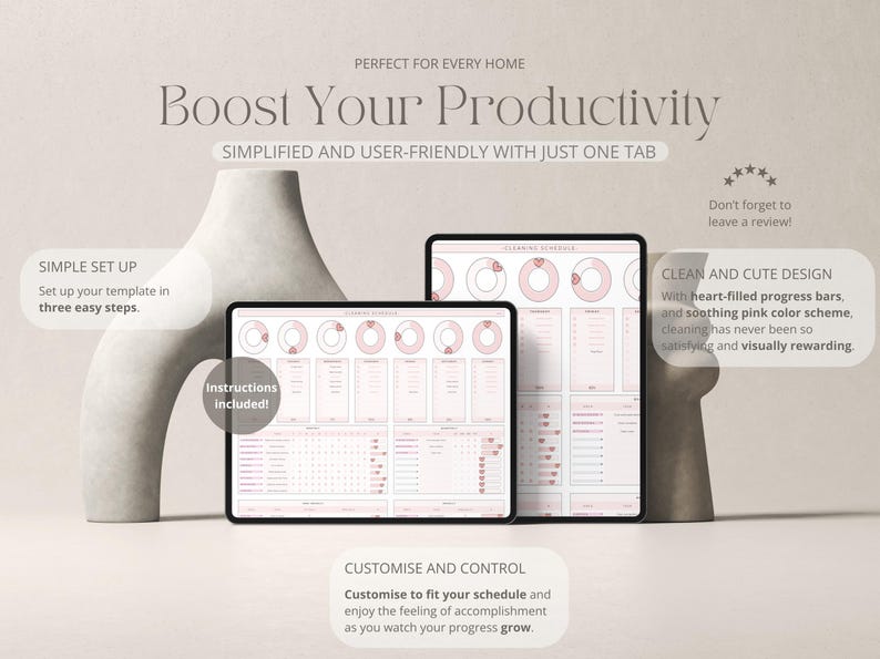 Cleaning Checklist House Chore Schedule Daily Weekly Monthly Yearly ...