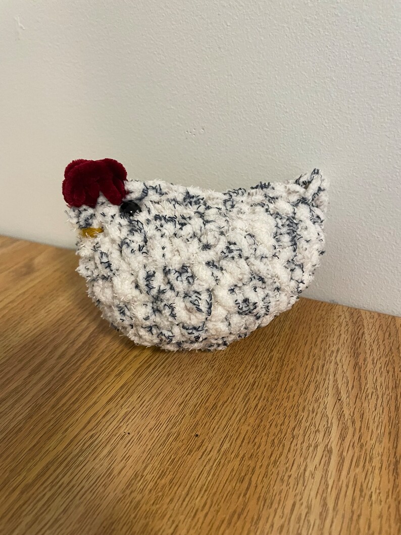 Cute Crochet Chicken Amigurumi Hen Soft Plushie Chick Gift Stuffed ...