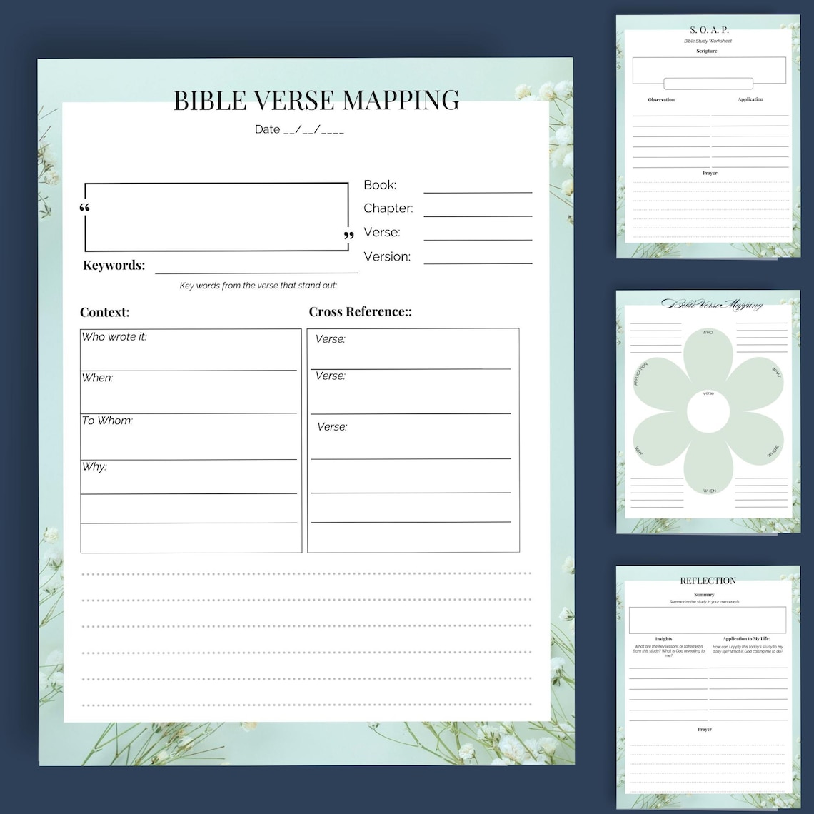 Bible Verse Mapping | Verse Mapping | Verse Mapping Template | Bible ...