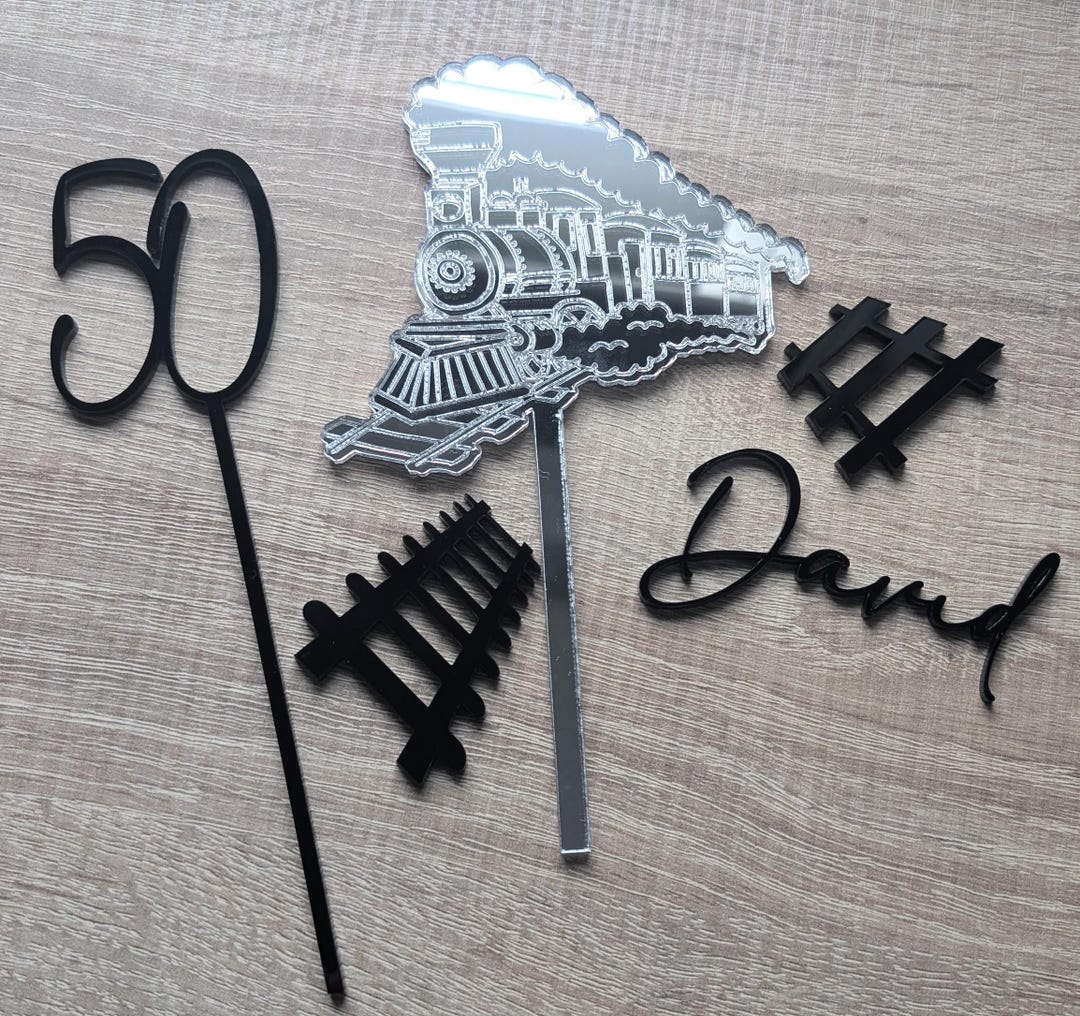 Steam Train/ Locomotive Cake Topper - Etsy