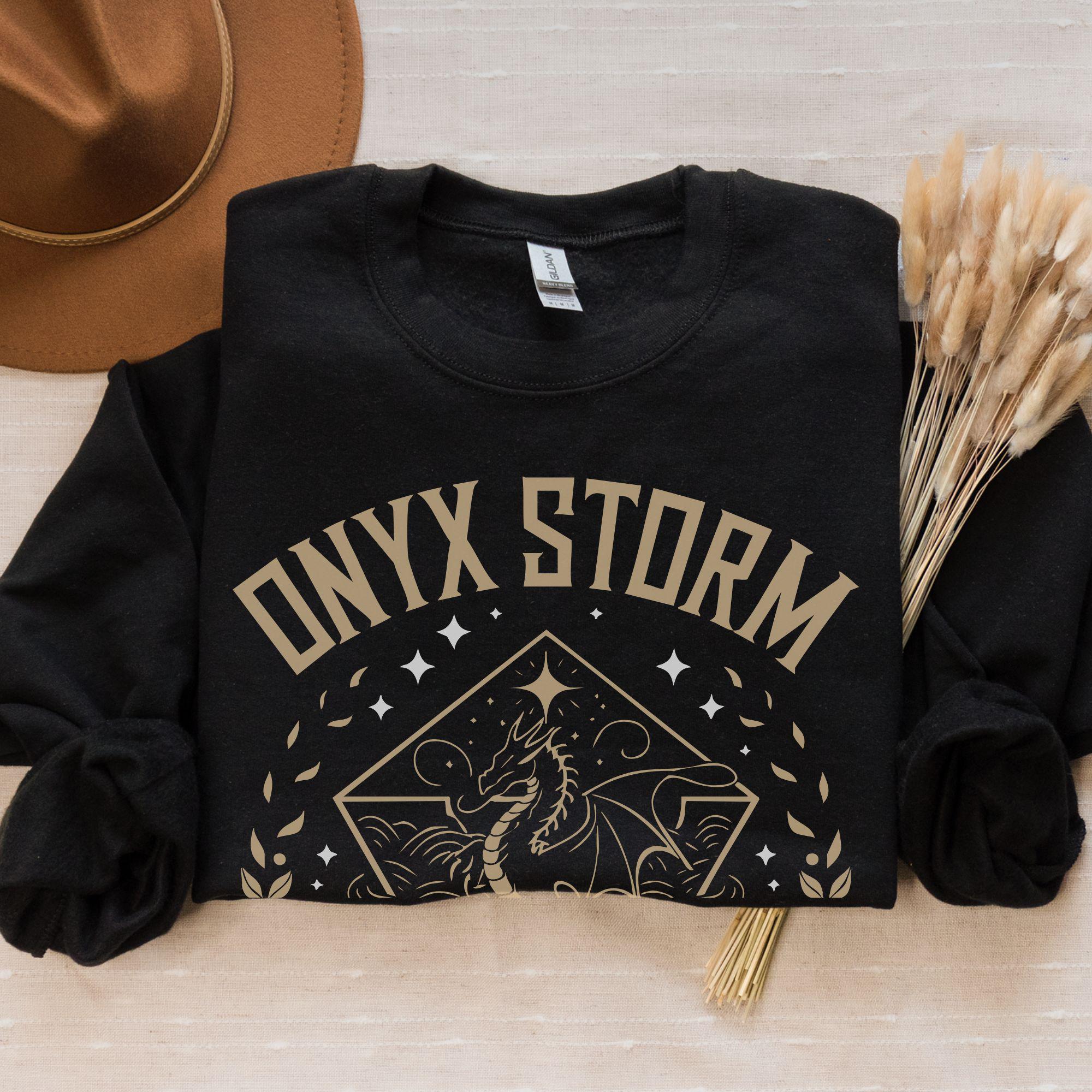 Onyx Storm Sweatshirt Rebecca Yarros Fourth Wing Bookish Merch Brave ...