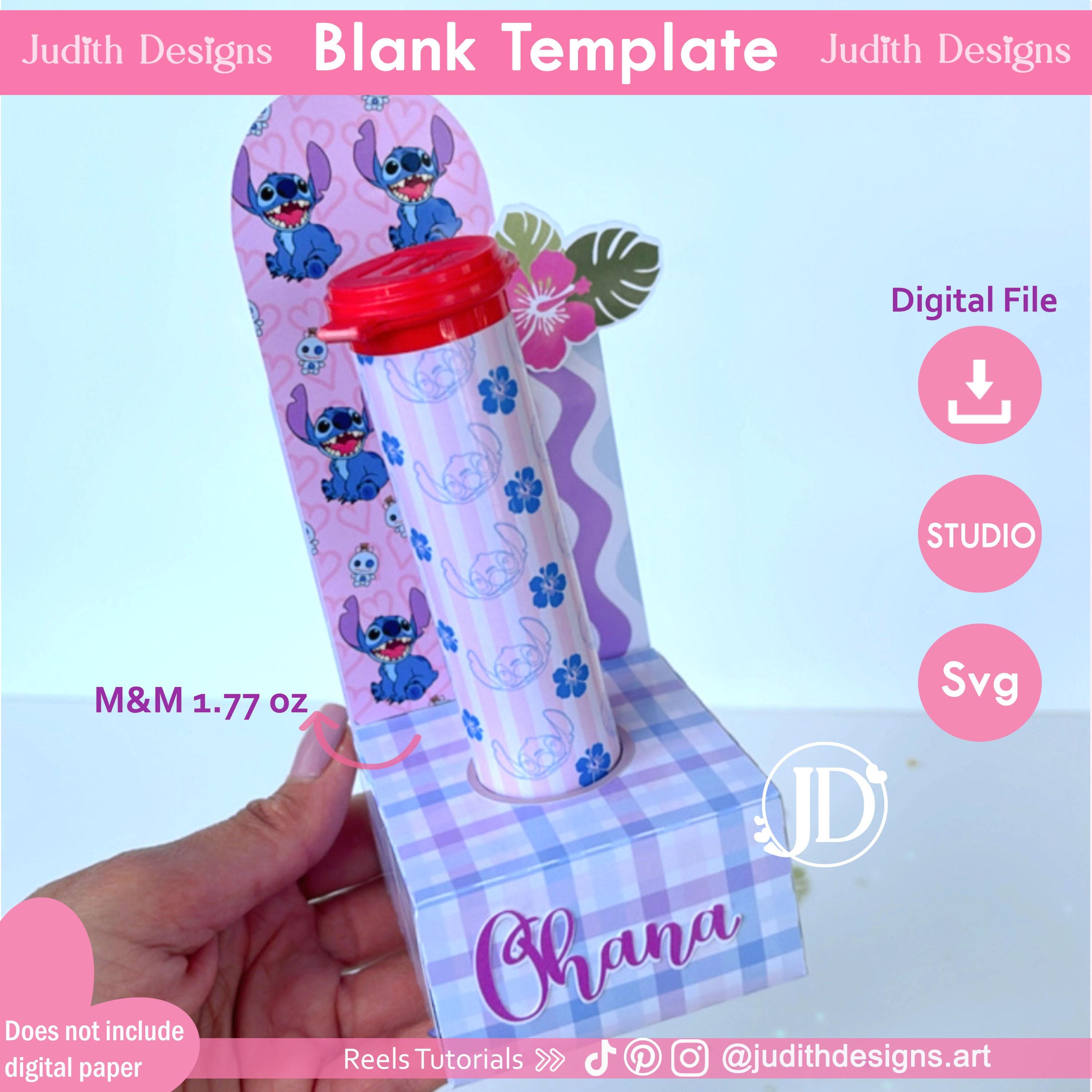 Mm's Tube Box Template 1.77 Oz for Cricut and Cameo, 1.77 Oz Mm's Box ...