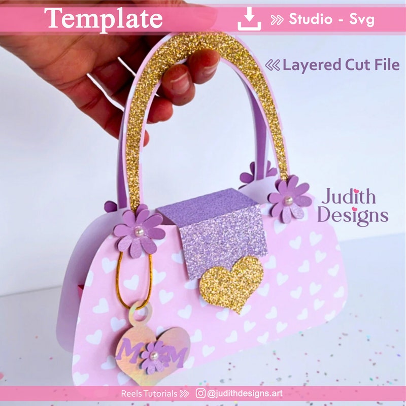 Paper Purse Svg - Etsy