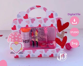 Triangle Activity Box Template, SVG and .studio Files, Silhouette Cut ...