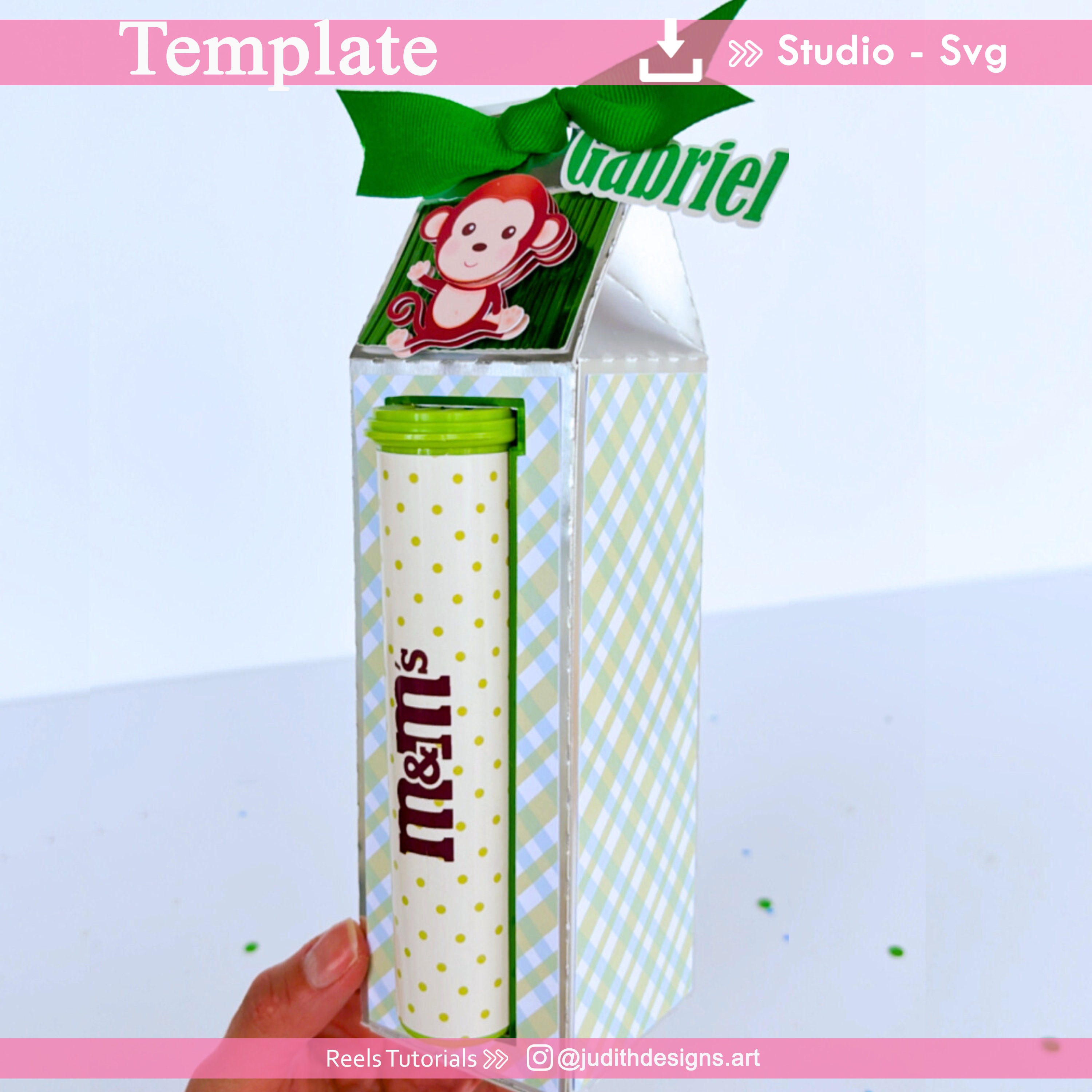 M&M Box Template Svg and Studio, Template MM 1.77 OZ - Etsy Canada