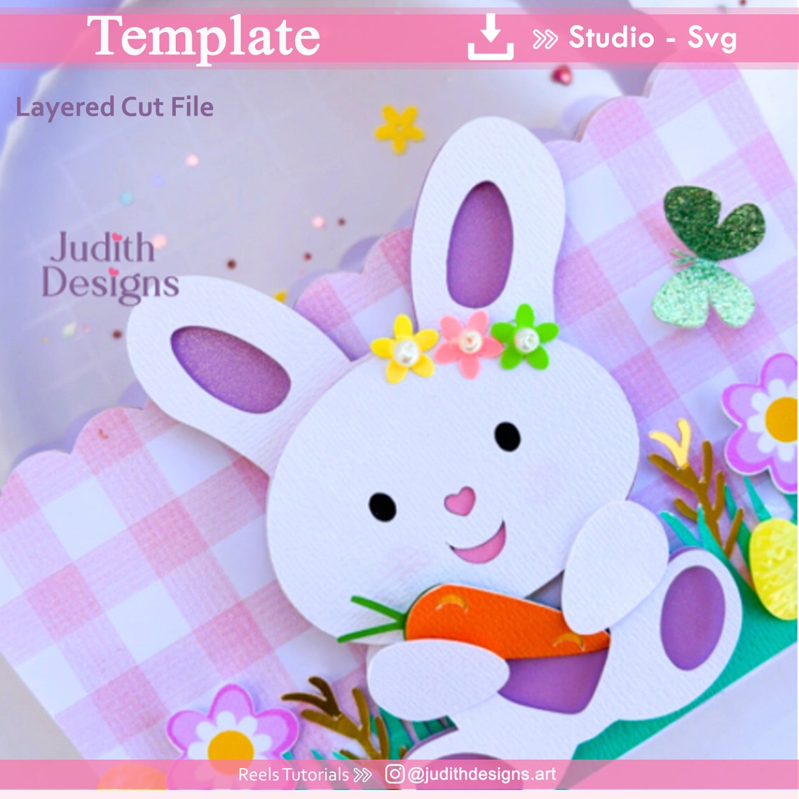 Easter Box Template Svg and Studio, Happy Easter Cutting Template ...