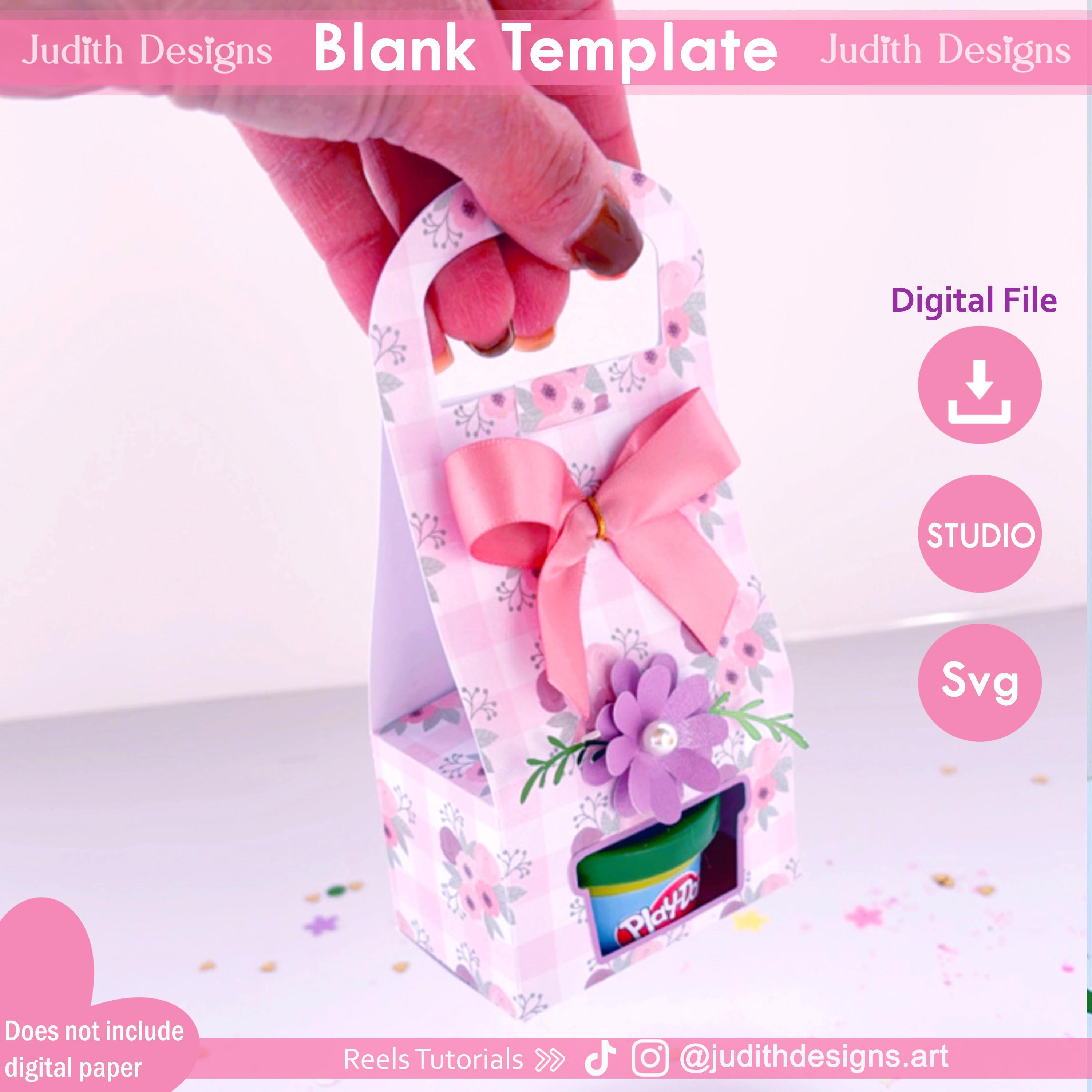 Play Doh Bag Template Svg and Studio, Play Doy Box Template 01 Oz, Play ...