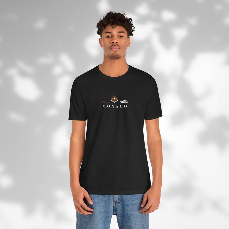 Monaco Short Sleeve T-shirt, French Riviera Tee, Monte Carlo Cote D ...