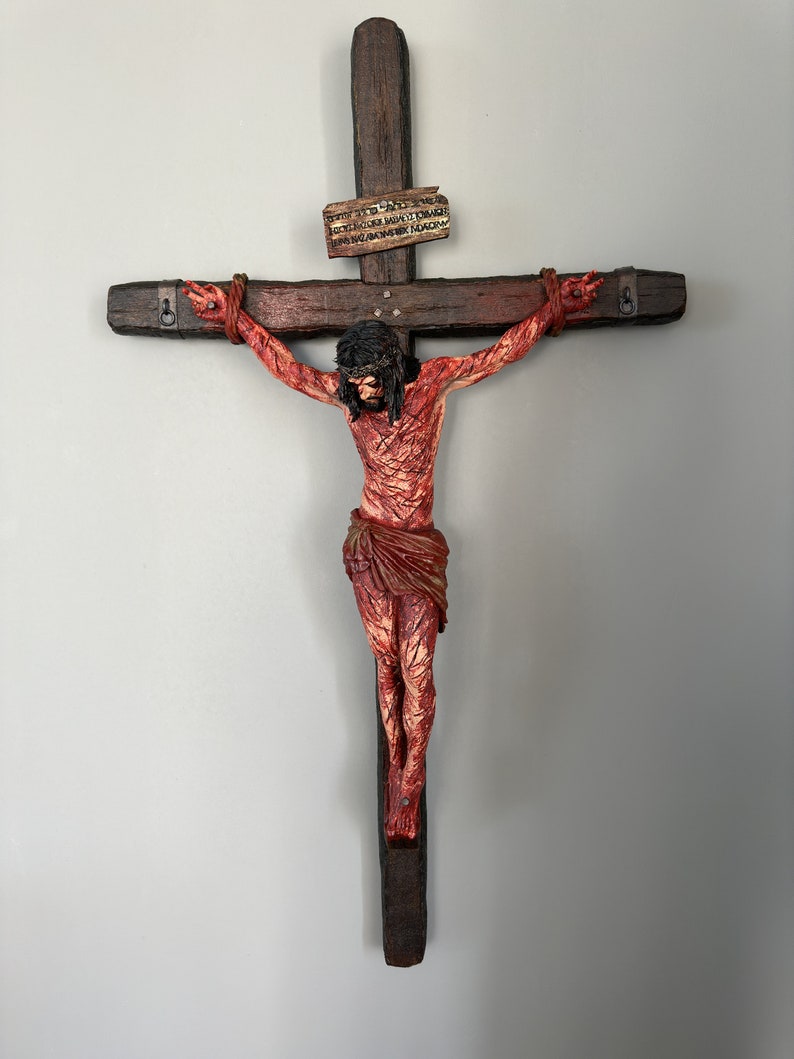 The Passion of The,realistic Christ, Crucifix, Jesus, Catholic Art, 3D ...
