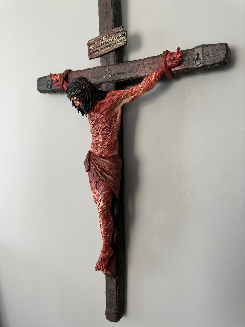 The Passion of The,realistic Christ, Crucifix, Jesus, Catholic Art, 3D ...