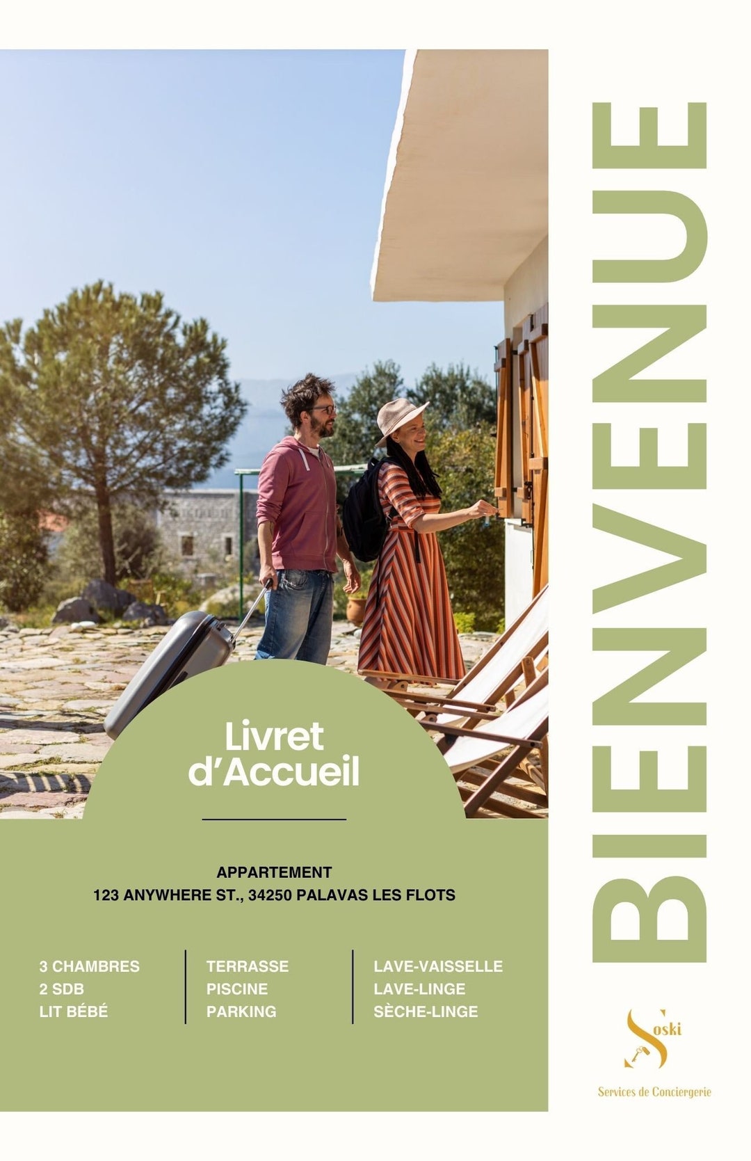 Printable Digital Welcome Booklet, Canva Template, for Your Airbnb ...