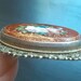A Victorian Micro Mosaic Brooch With Coppery Glass and Trombone Clasp ...