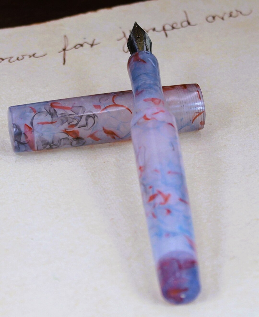 Handmade Fountain Pen – Ribbons "giubilo" BFP27 - Etsy