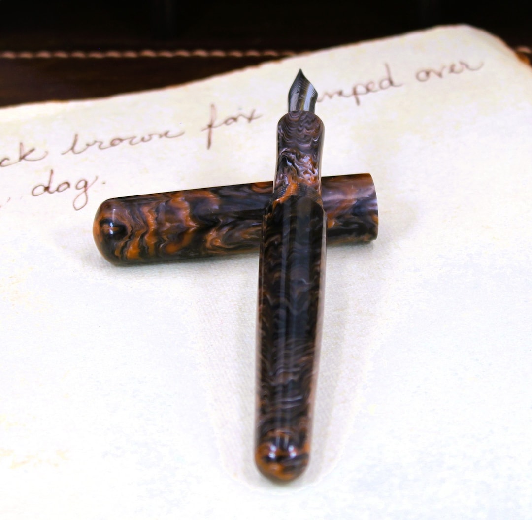 Handmade Fountain Pen – "bronzo Fuso" BFP42 - Etsy