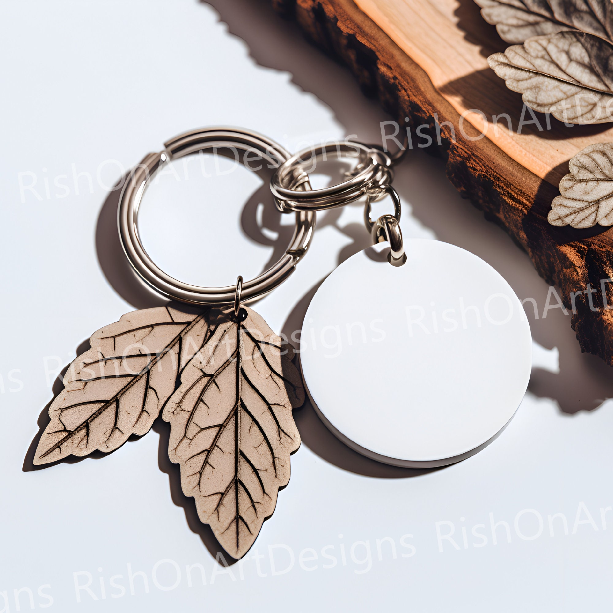 Dye Sublimation Keychain Mockup, Keys Mockup, Tag Mockup, Key Rectangle ...