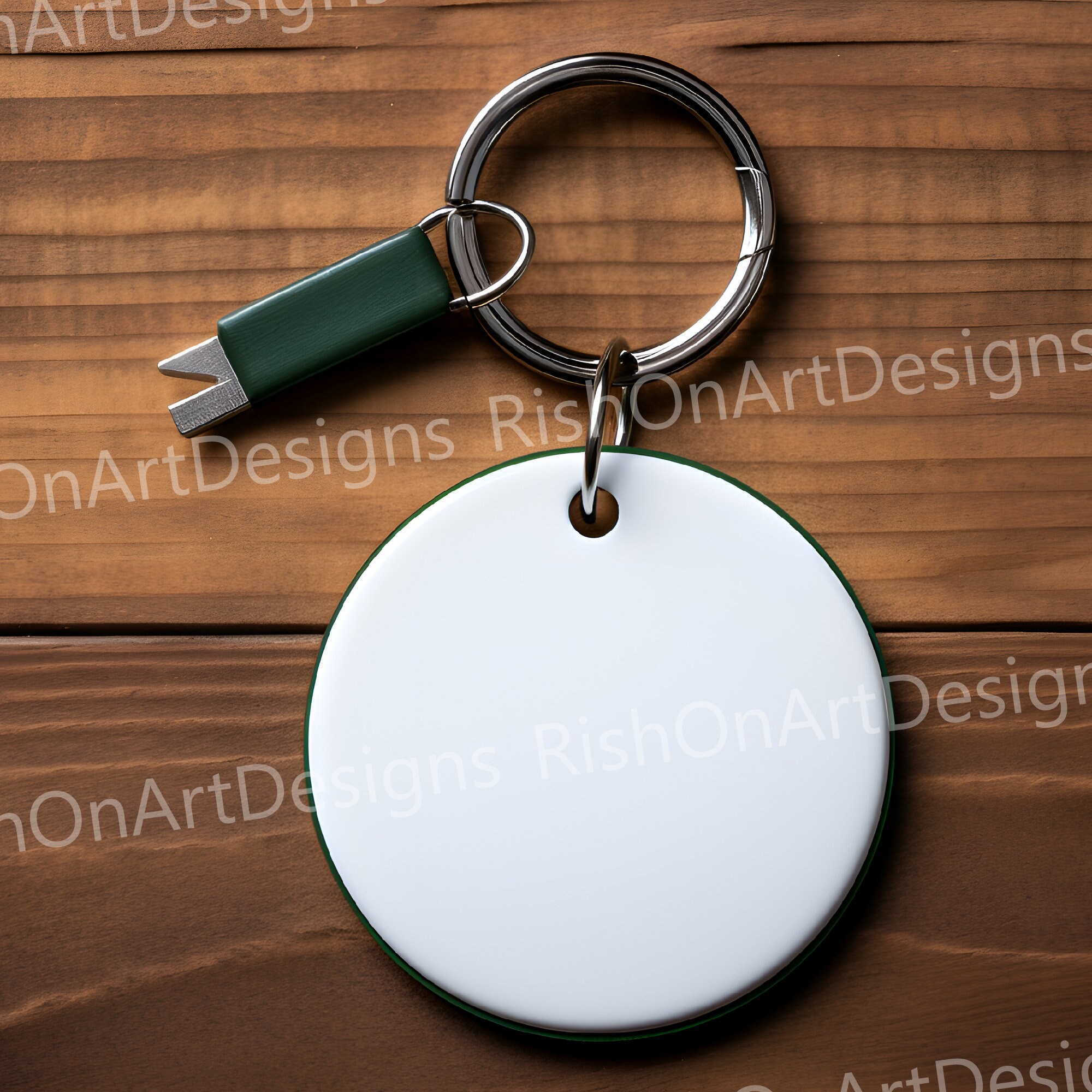 Dye Sublimation Keychain Mockup, Keys Mockup, Tag Mockup, Key Rectangle ...