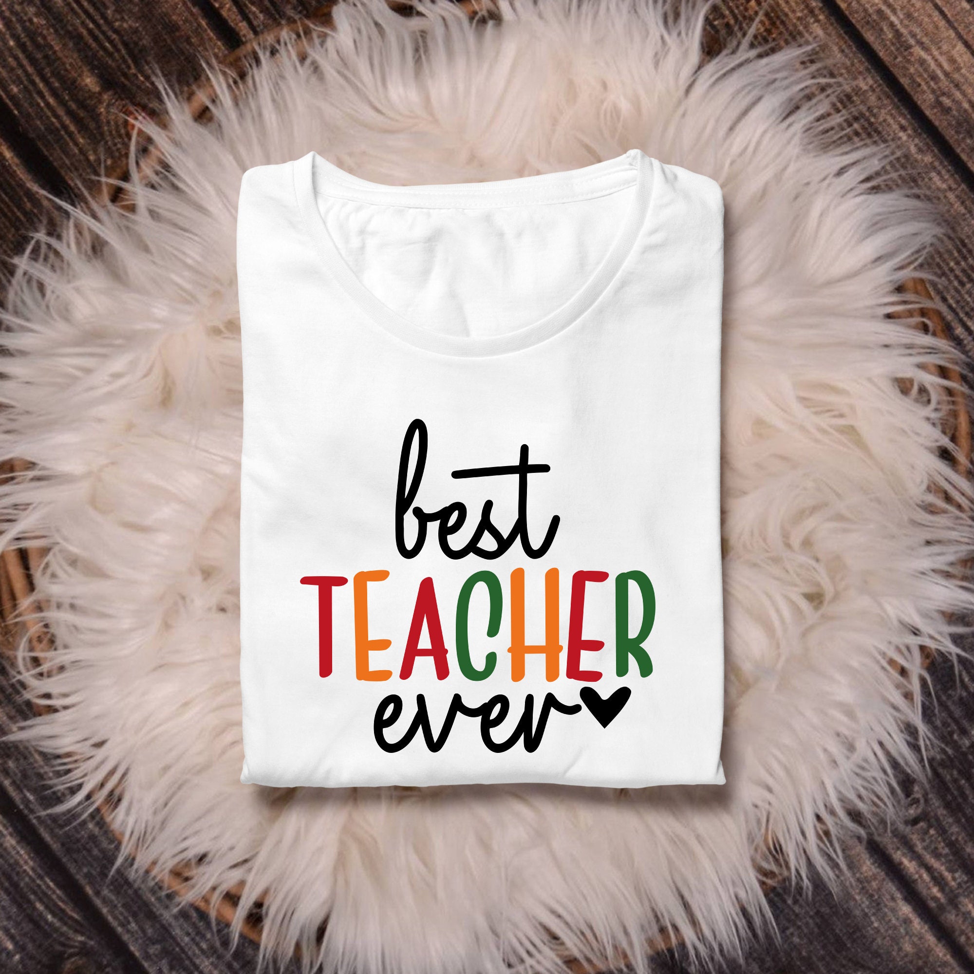 Best Teacher Ever SVG, Cut File, Cricut, Commercial Use, Silhouette ...