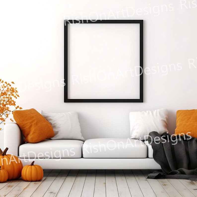 Frame Fall Mockup Bundle, Frame Mock up Bundle, Styled Autumn Photo ...