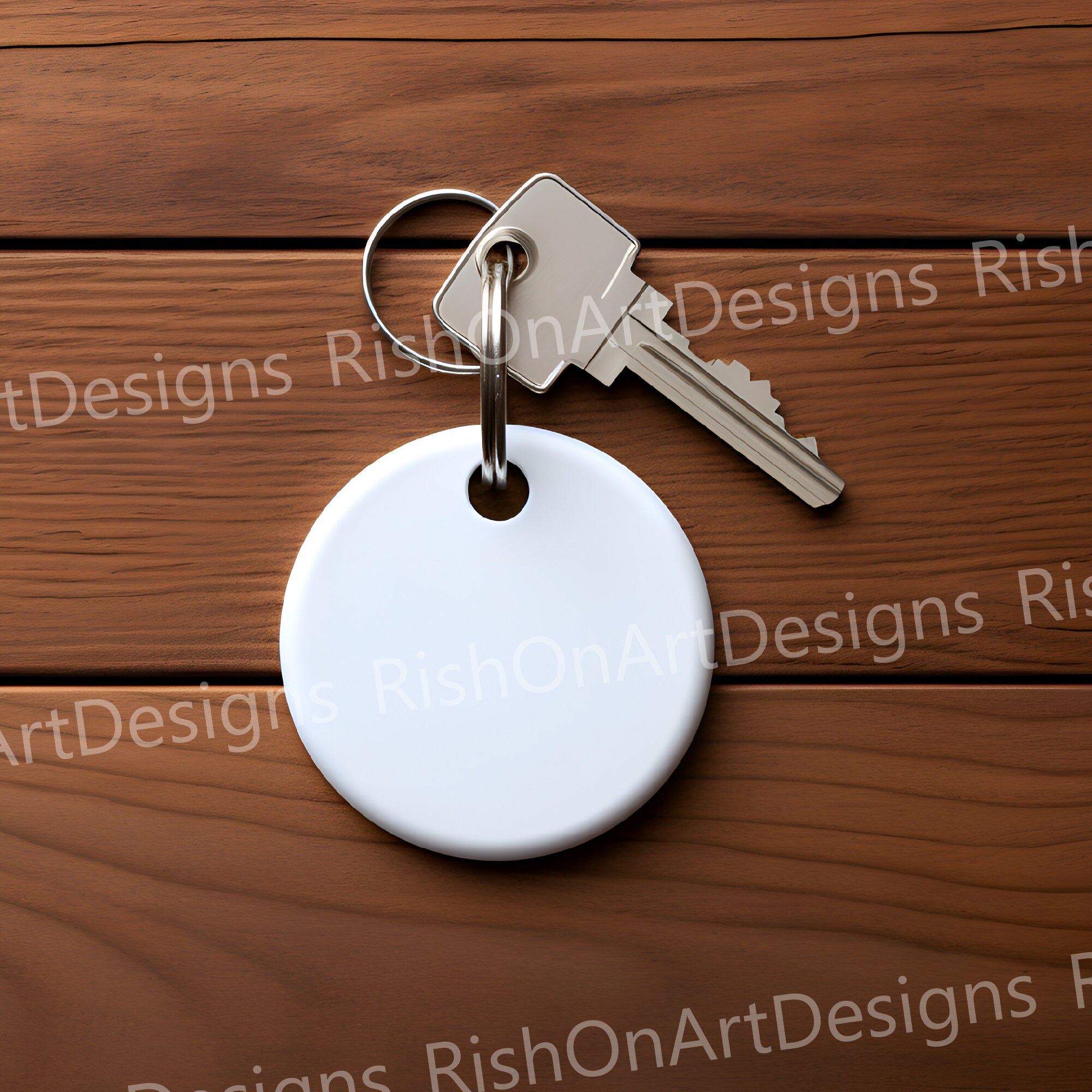 Dye Sublimation Keychain Mockup, Keys Mockup, Tag Mockup, Key Rectangle ...
