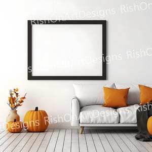 Frame Fall Mockup Bundle, Frame Mock up Bundle, Styled Autumn Photo ...