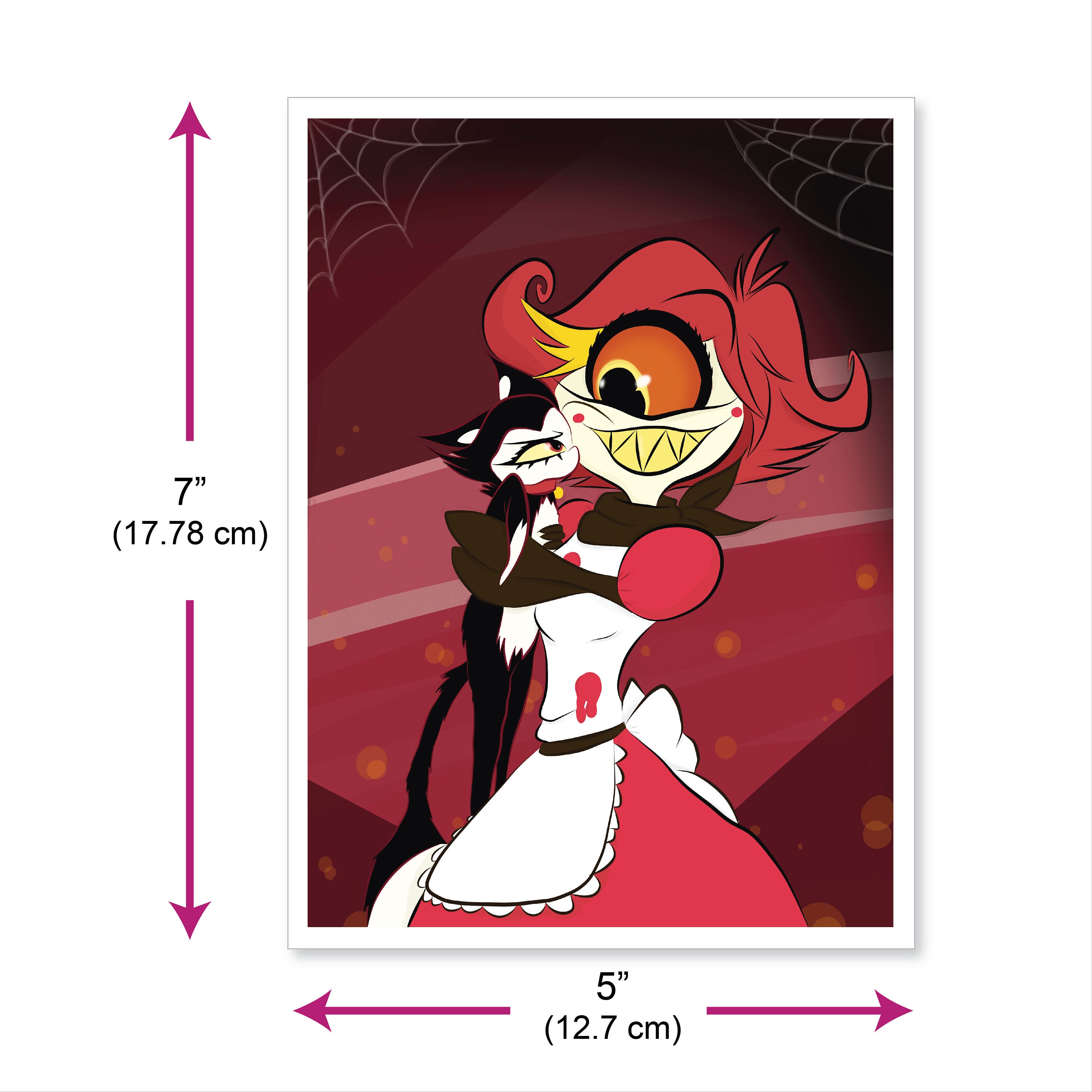 Niffty Fan Art Print From Hazbin Hotel Cartoon - Etsy