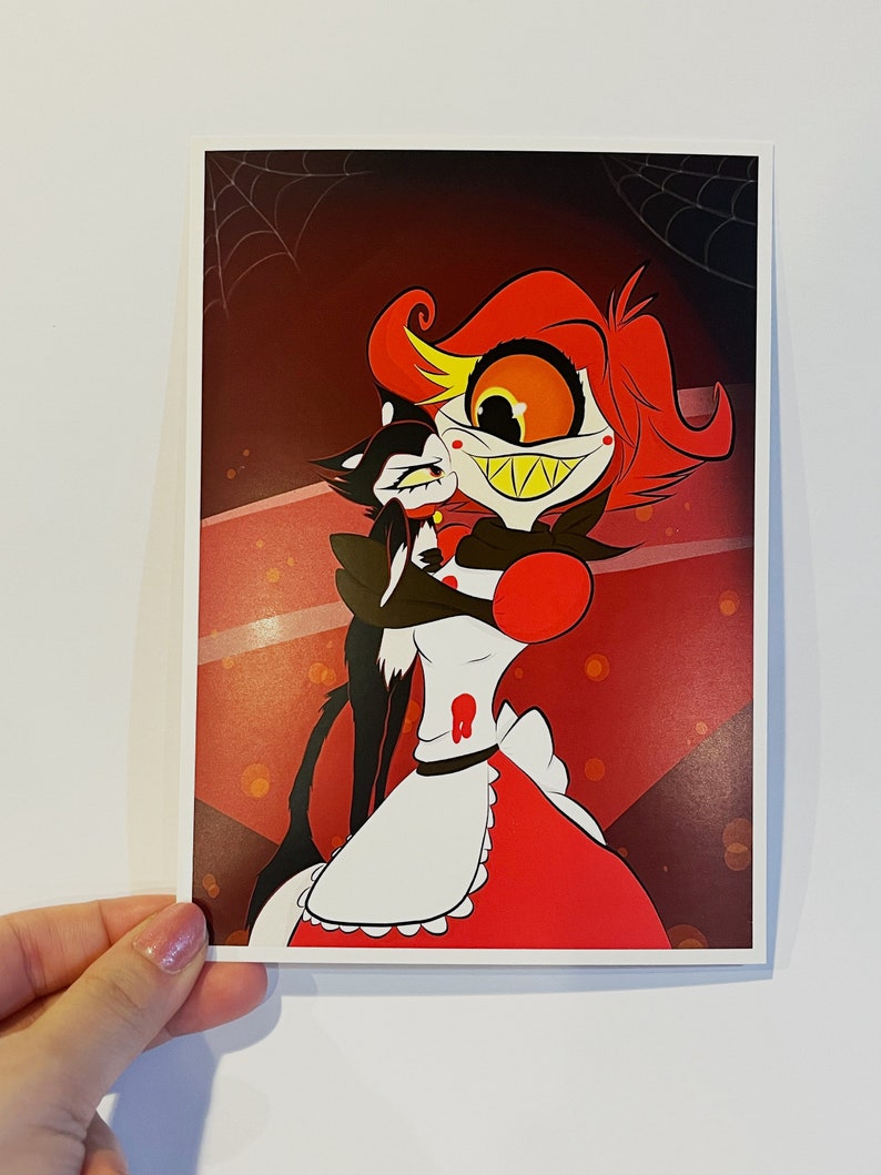 Niffty Fan Art Print From Hazbin Hotel Cartoon - Etsy