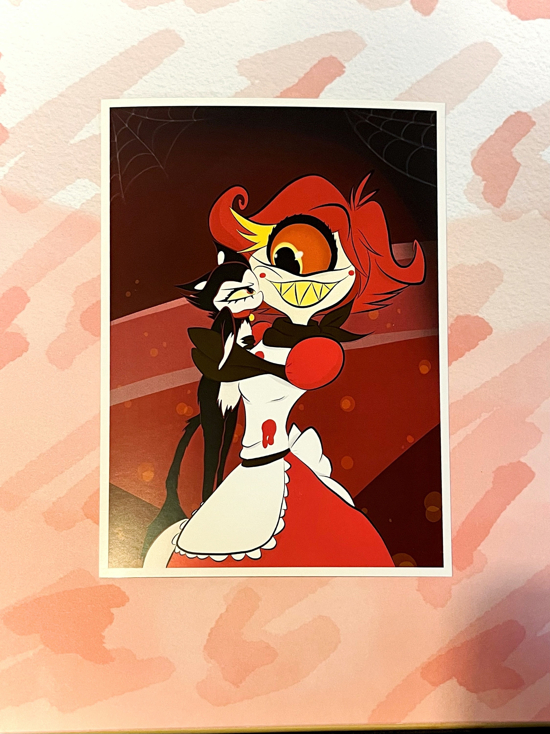 Niffty Fan Art Print From Hazbin Hotel Cartoon - Etsy
