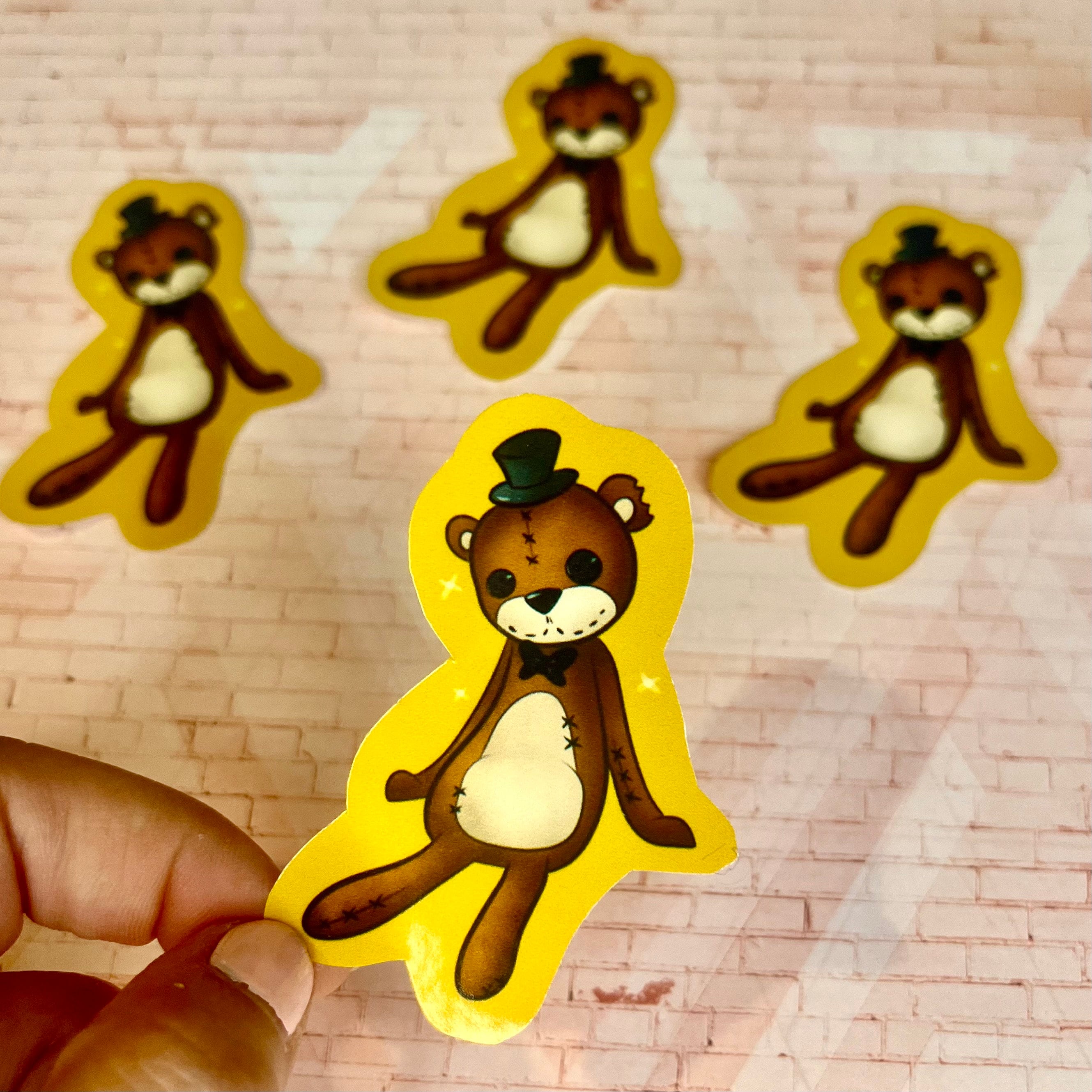 Fnaf Sticker Freddy Fazbear, Bonnie, Foxy Five Nights at Freddys Fanart ...