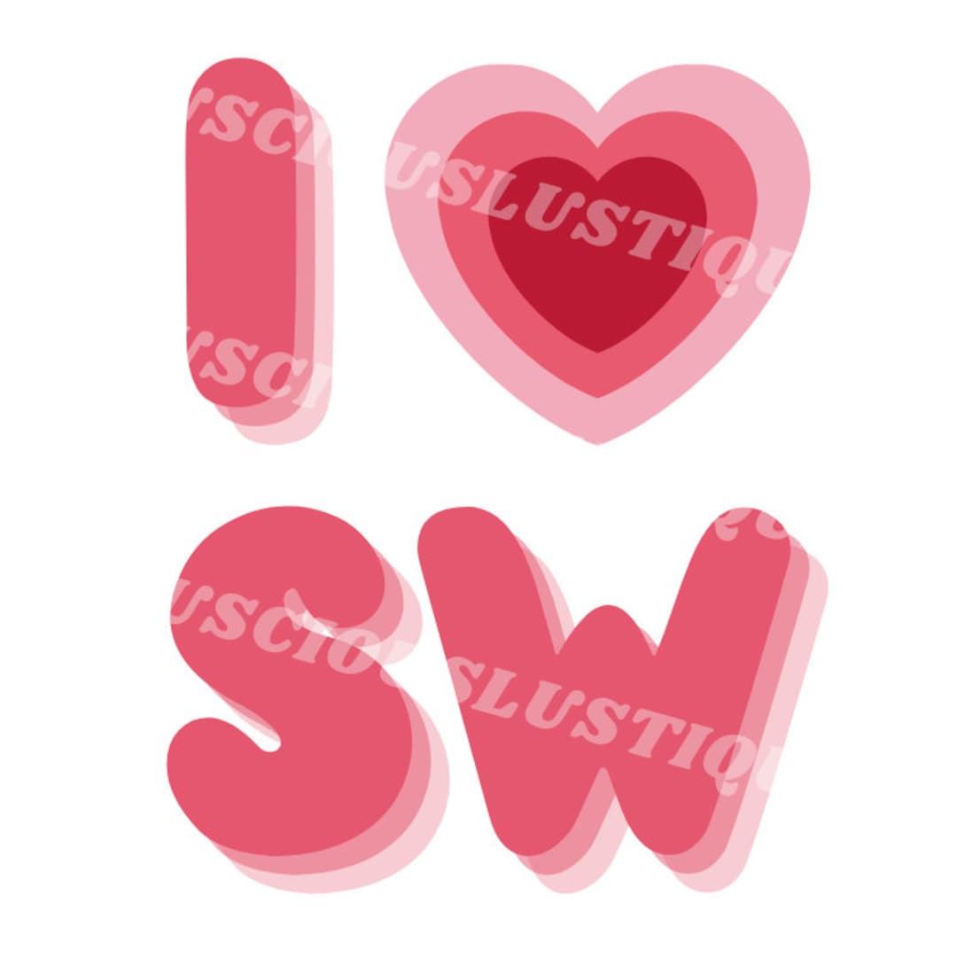 I Love SW (spicy Workers) - Bumper Sticker - Etsy