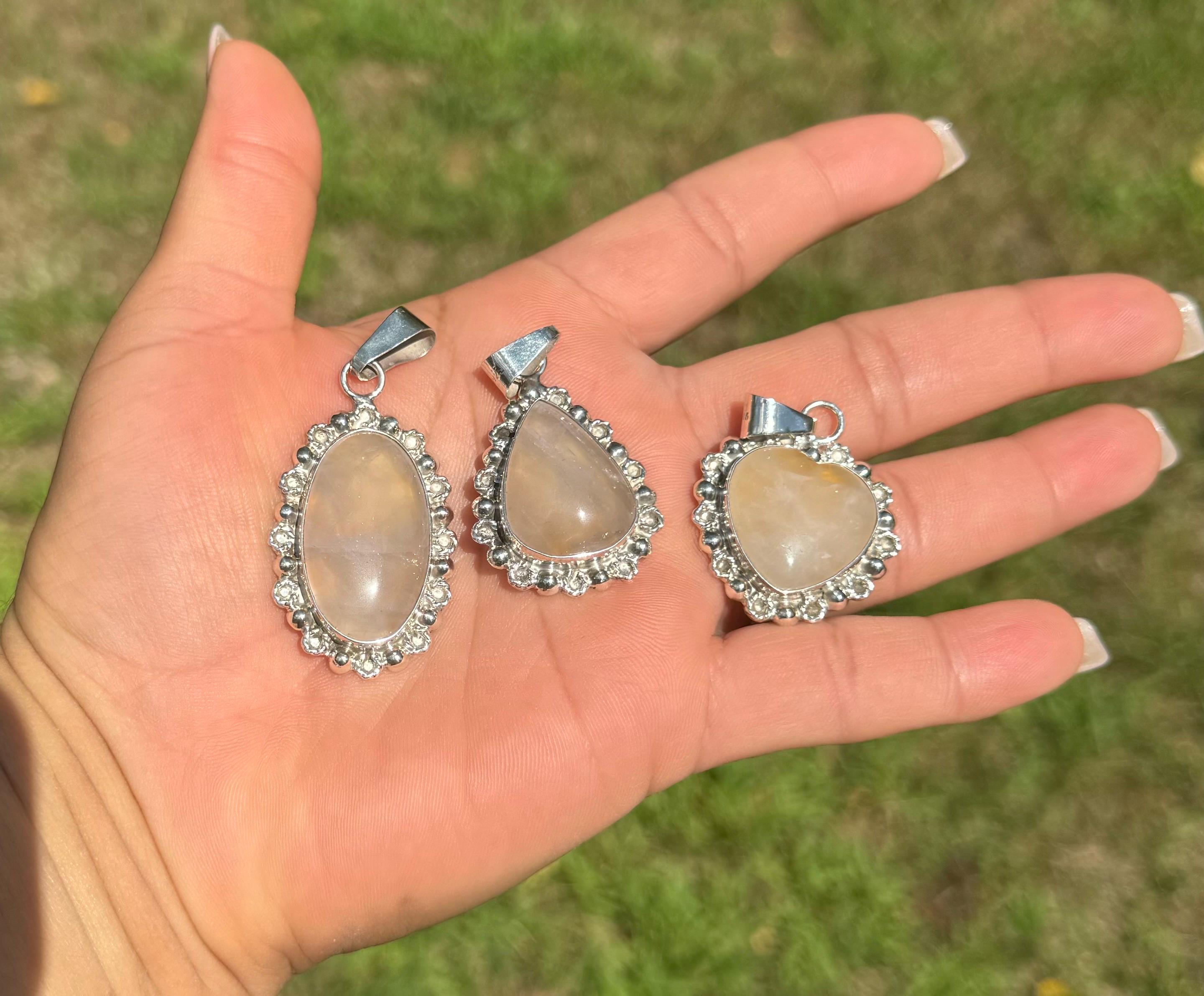 Anillos Y Dijes De Plata Piedra Natural/silver Natural Stones Rings and ...