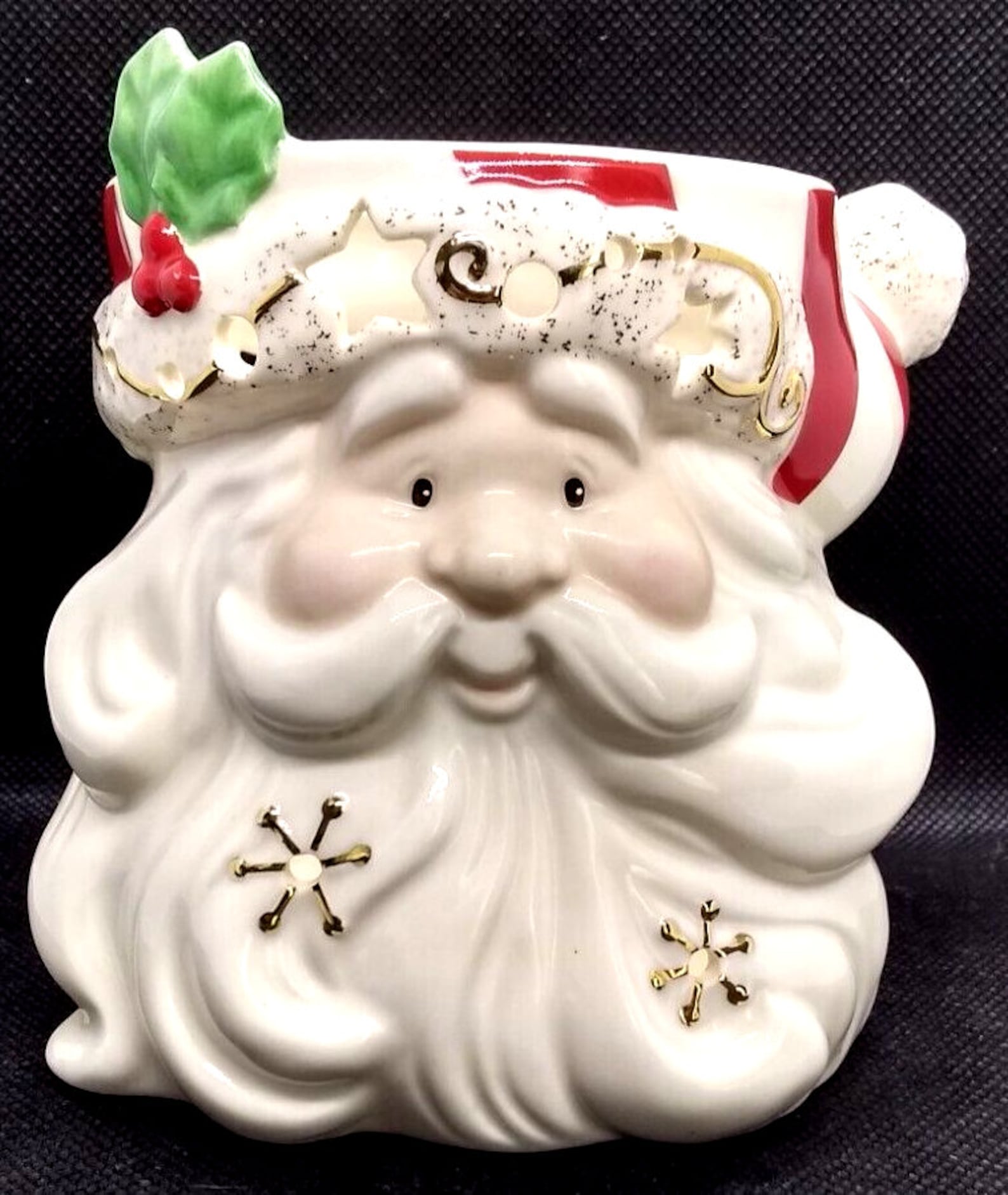 Vintage Lenox Occasions Santa Votive 2003 - Etsy