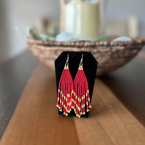 Large School Spirit/team Spirit Beaded Earrings - Etsy