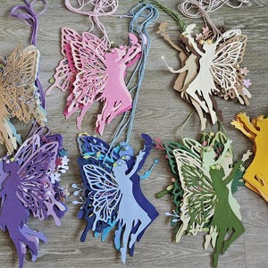 Fairy Party Decoration Cutouts for Birthday, Showers, Gifts, Ready to ...