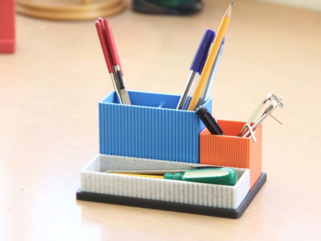 3D Desk Organizer STL File 3D STL Model 3D Printer Model 3D Digital ...
