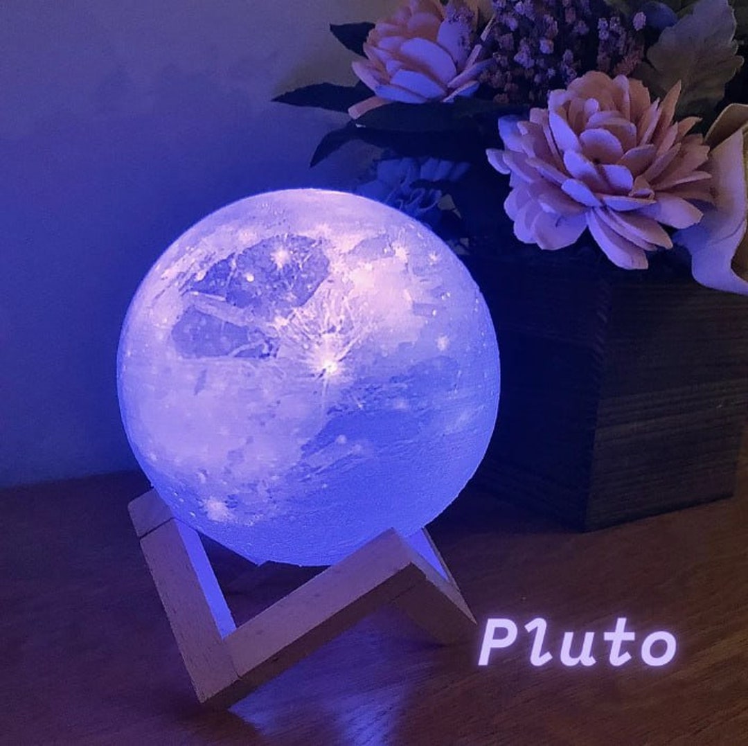 3D Pluto Lamp STL File 3D STL Model 3D Printer Model 3D Digital ...