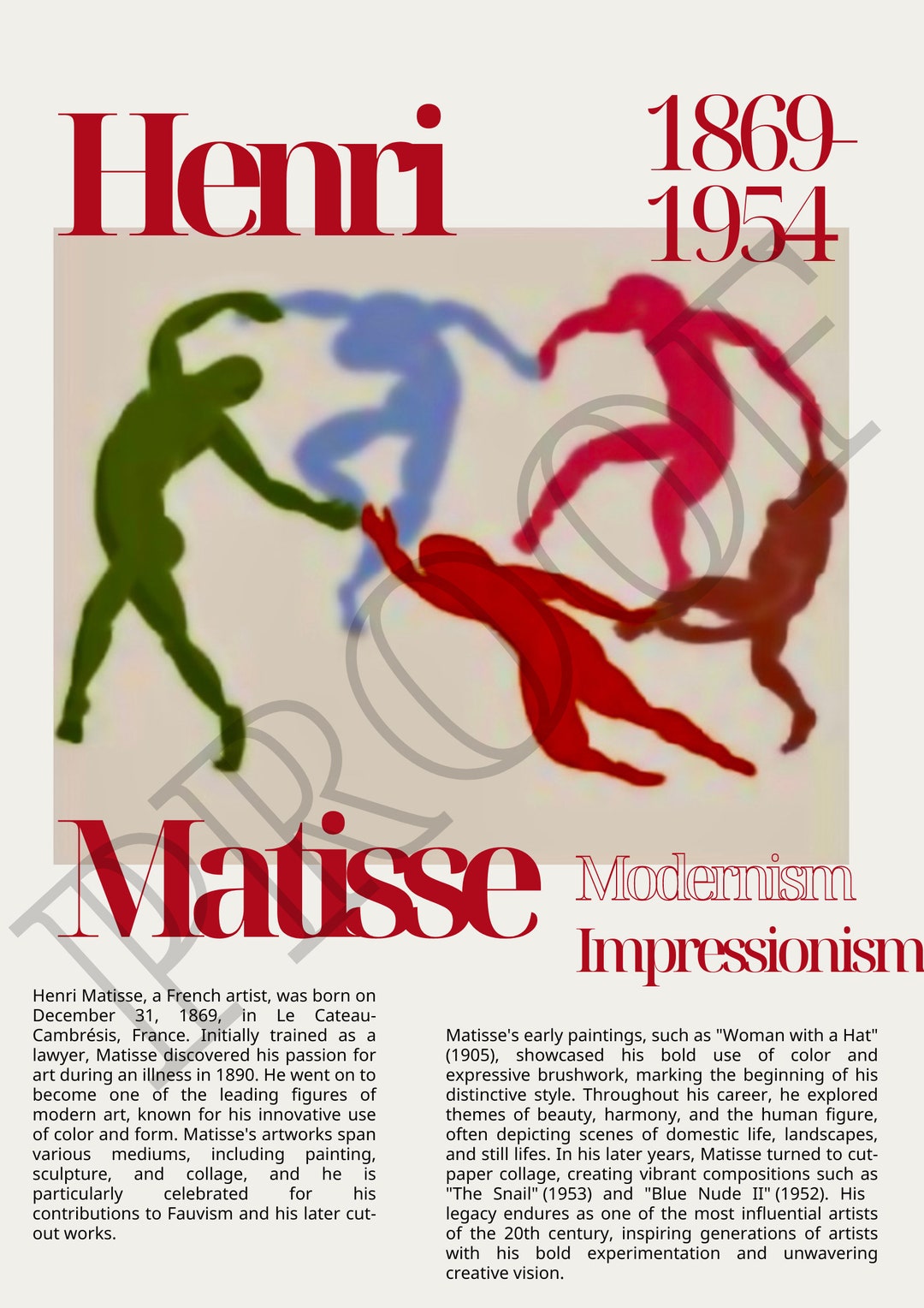 Matisse Poster Digital Download - Etsy